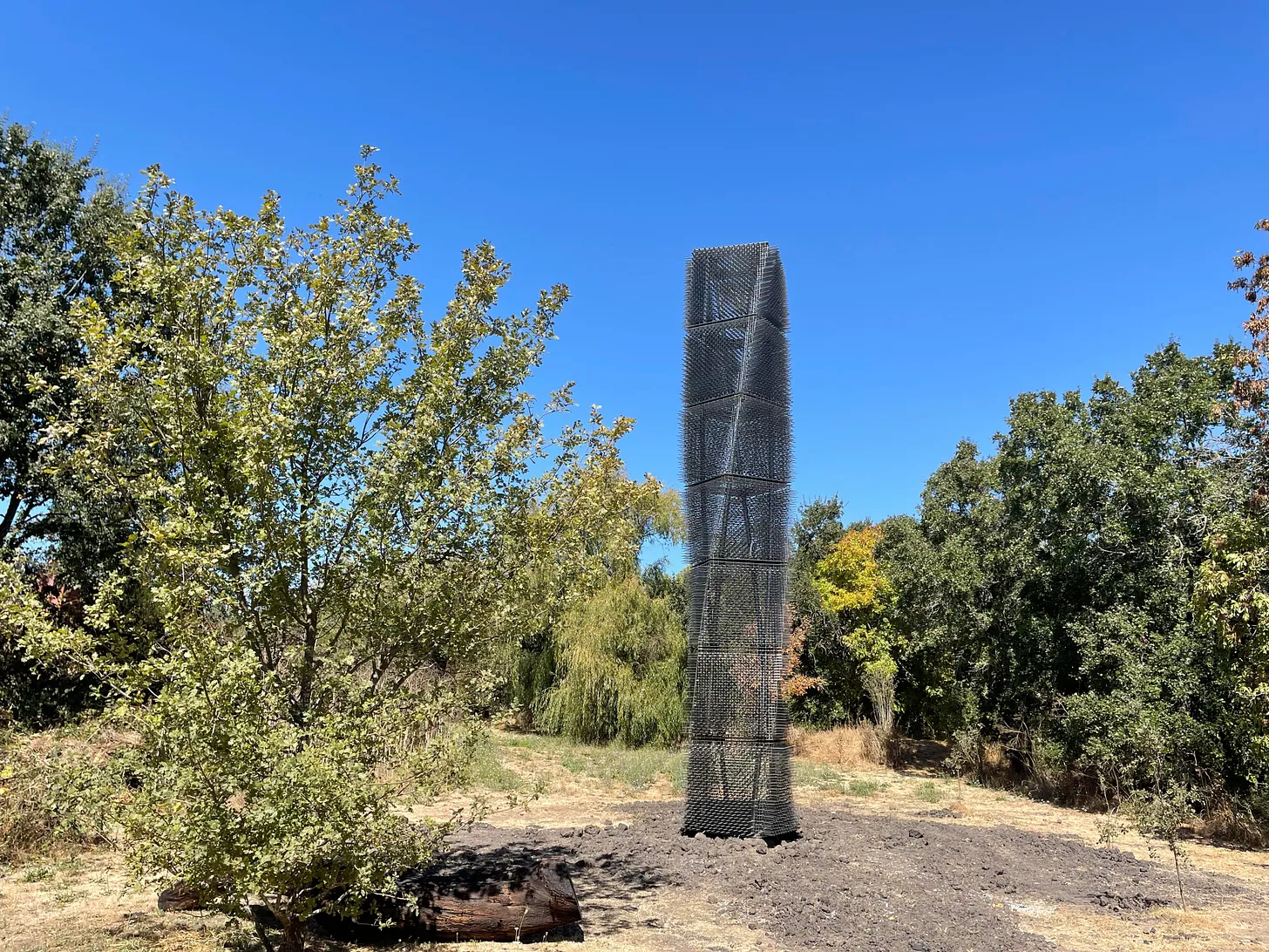 New Sculpture Installed at Joe Rodota Trail South Entry - City of ...