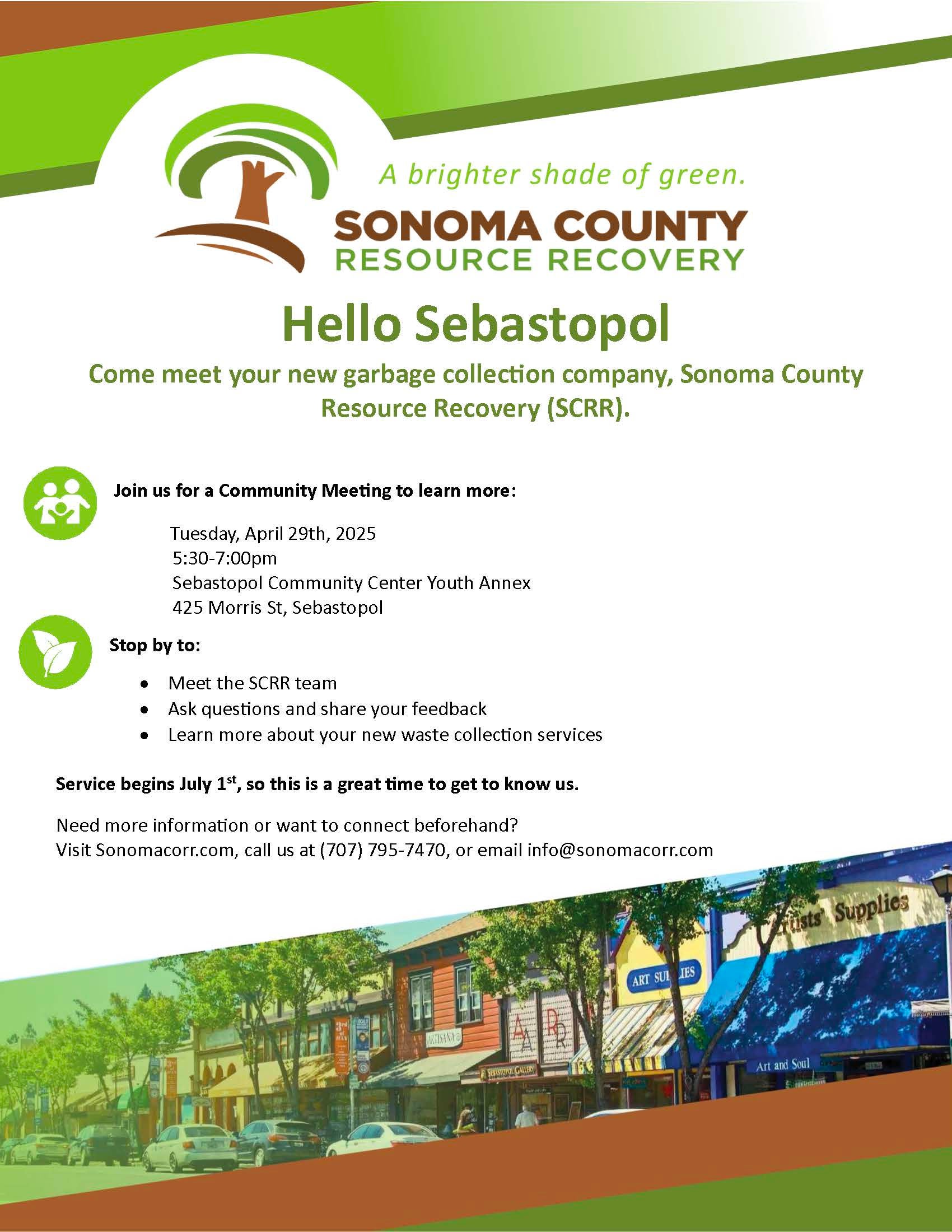 Sonoma County Resource Recovery (SCRR) Community Meeting April 29th ...