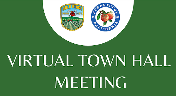 Tomorrow Night: Virtual Town Hall on Sebastopol/Gold Ridge Fire ...